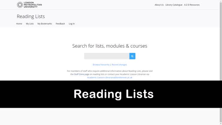 Reading Lists Student Overview