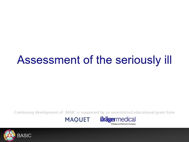 Modified BASIC ICU Course, COVID-19, Assessment of the Critically ill ...