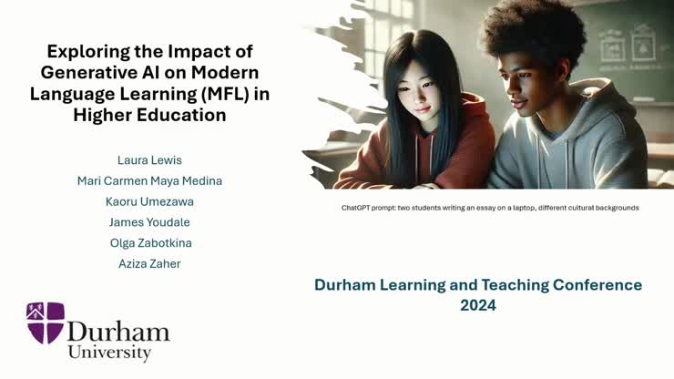 Durham Teaching & Learning - 19th Sept 2024