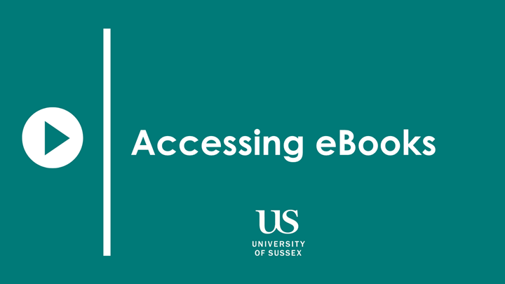 Accessing eBooks