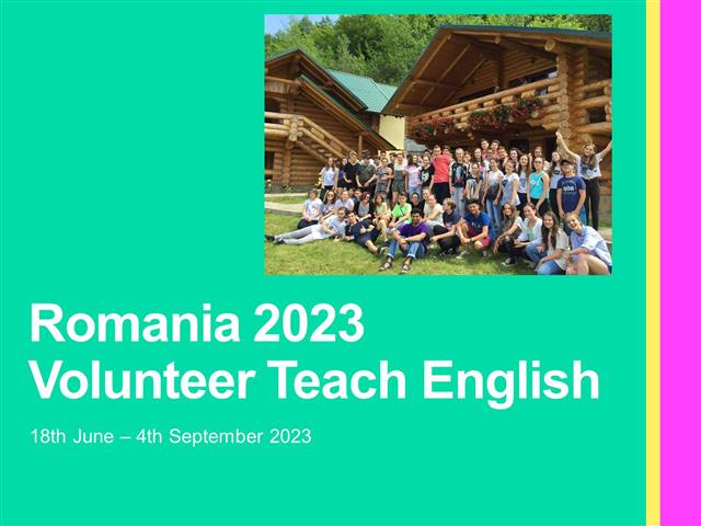 Romania Teach English2023
