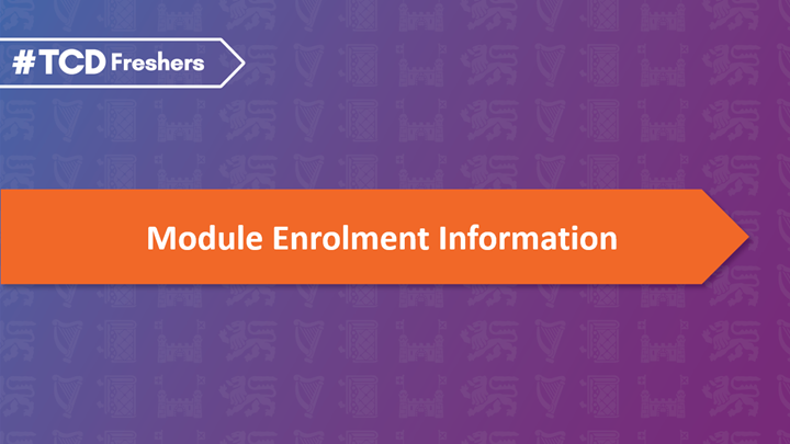 Module Enrolment Information