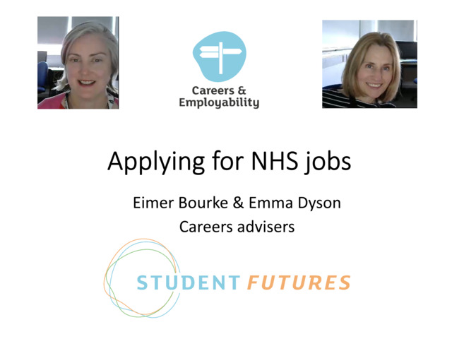 Applying for NHS jobs