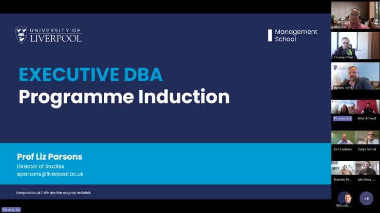 EDBA New Starters Induction | Recording