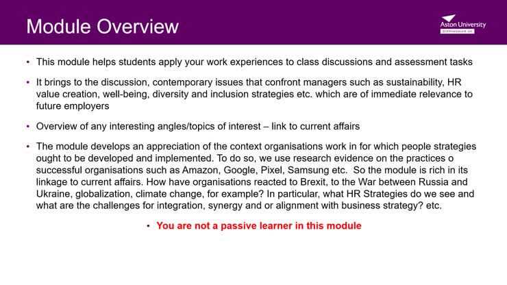 Module Selection_Slides