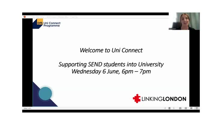 Supporting SEND Students into university