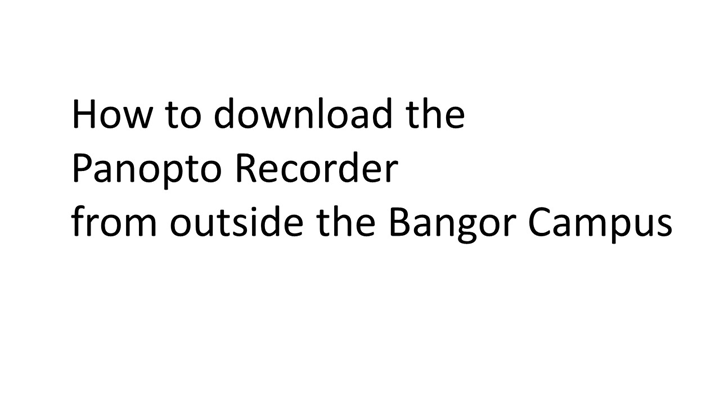 Panopto - Download Recorder at home or on your own computer