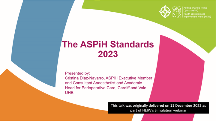 ASPiH standards presentation - English