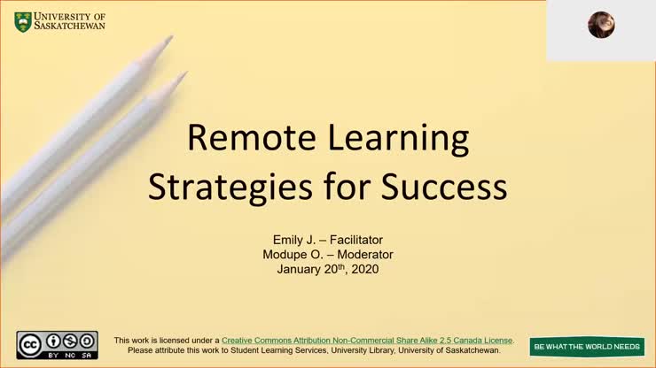 Remote Learning Strategies for Success