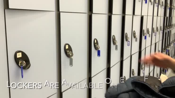 Locker usage at the STH