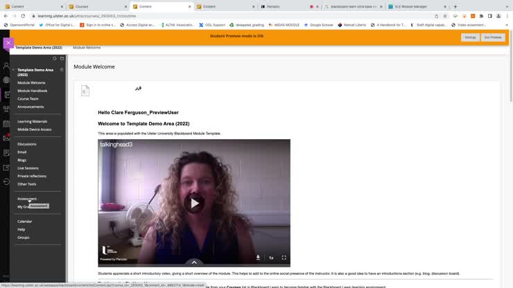 Uploading a Blackboard Assignment