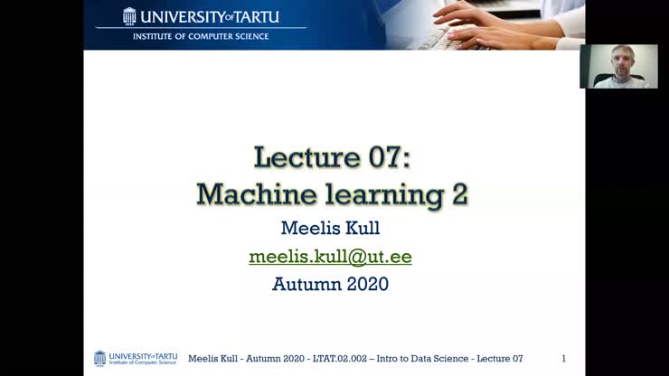 LTAT.02.002 Introduction to Data Science 2020 lecture 7
