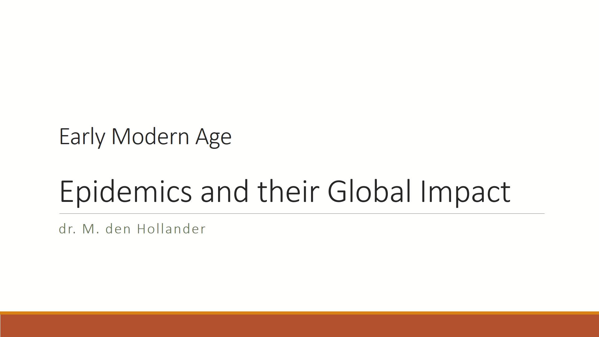 EMA Module Epidemics Intro