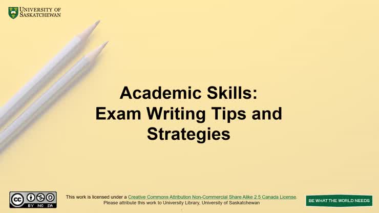 Exam-Writing Tips and Strategies