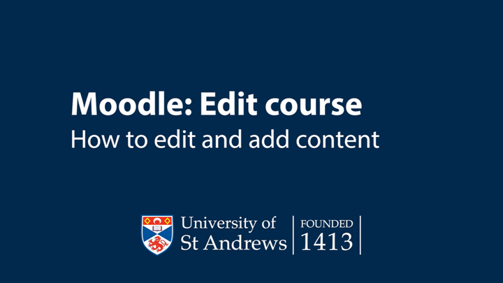 Edit and add content