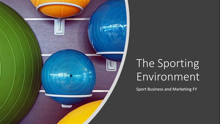 Sporting Environment Lecture
