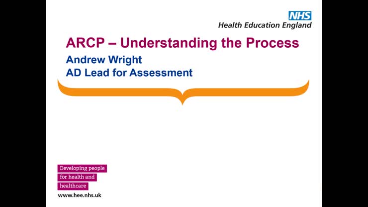 Advanced Video 4 – Understanding the ARCP Process