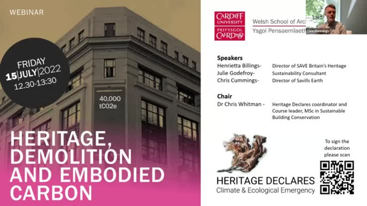 Heritage, Demolition and Embodied Carbon