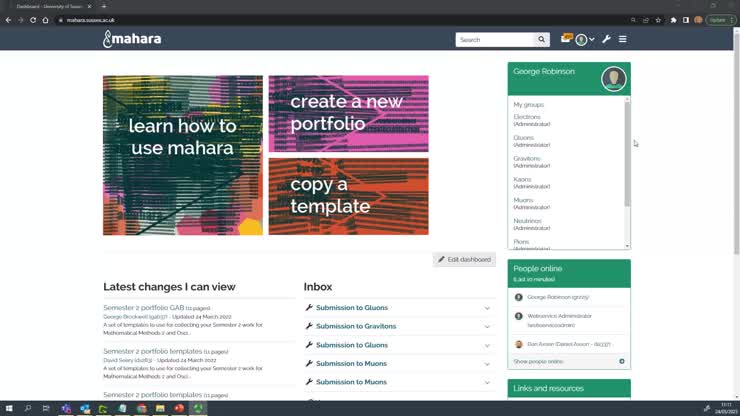 How to download your content from Mahara