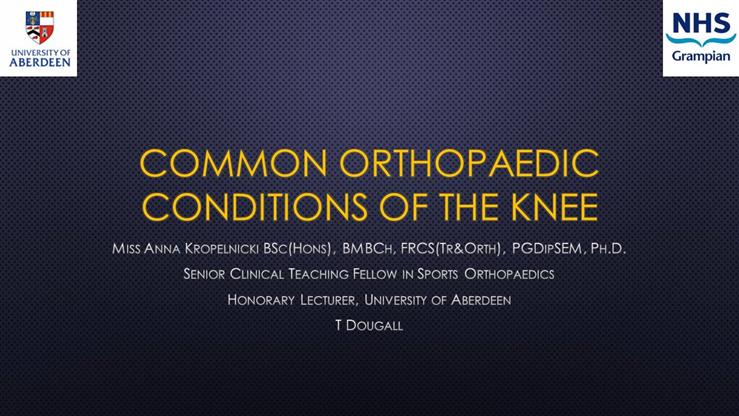 Orthopaedic Knee conditions