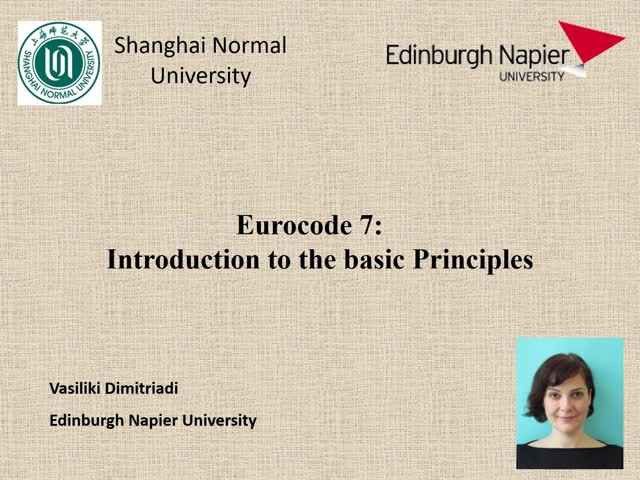 SNU-Eurocode 7 principles