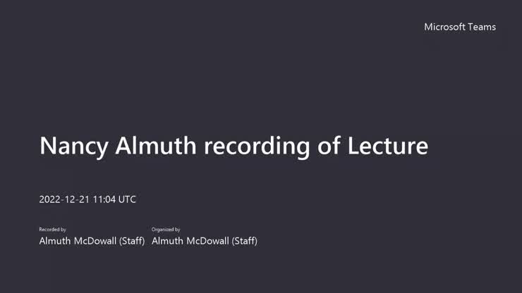 Nancy Doyle - lecture recording for neurodiversity