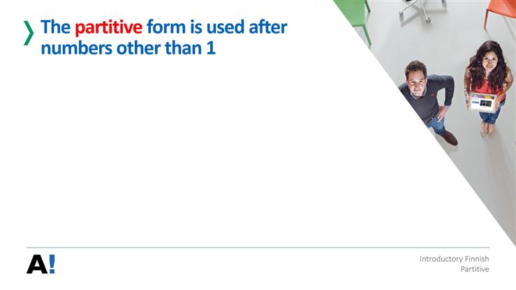 Partitive with numbers