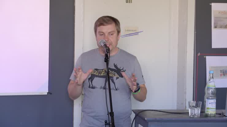 Sergey Lebedev, russischer Schriftsteller, lebt in Potsdam