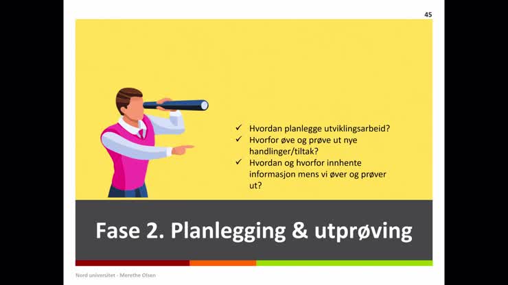Utviklingsarbeid Fase 2 Planlegging og utprøving