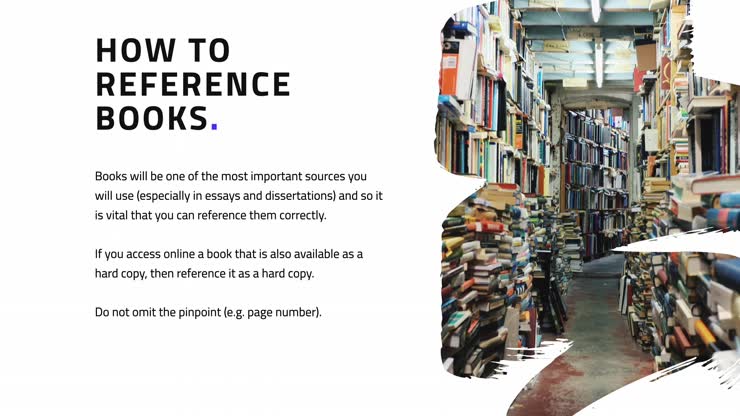 How to reference books