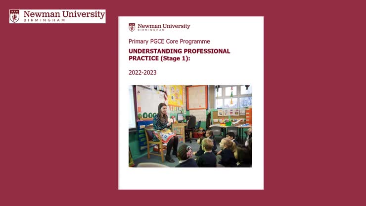 PGCE stage 1 mentor training slides with audio