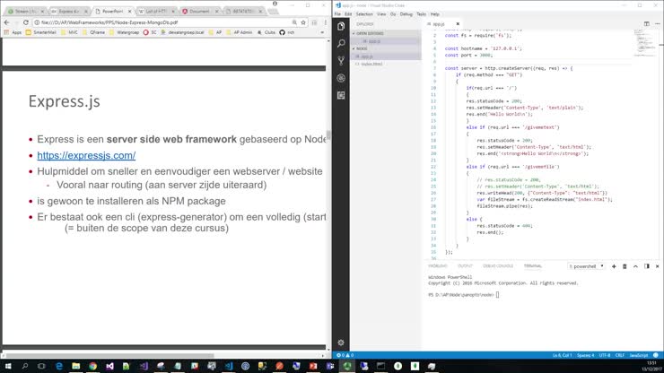 Express als static file http server