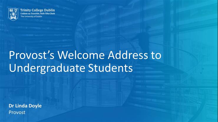 Provost's Welcome