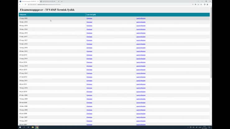 TFY4165 - Termisk fysikk - H22 den 22.11.2022 (tir.)
