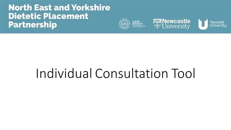 Individual Consultation Tool