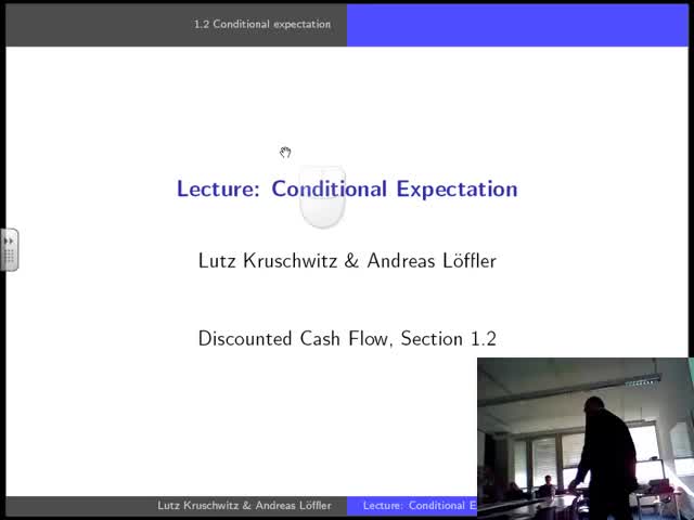 DCF: Conditional Expectation