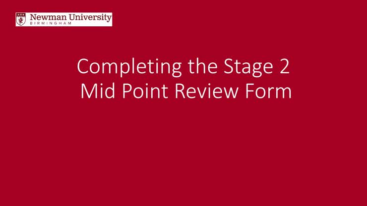 stage 2 MPR recording