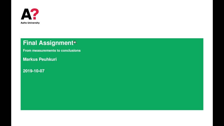 ELEC-E7130 Internet Traffic Measurement and Analysis Final Assignment Intro