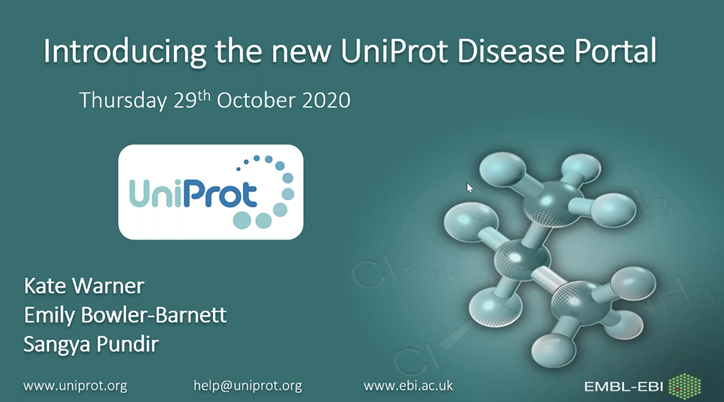 Introducing the new UniProt Disease Portal