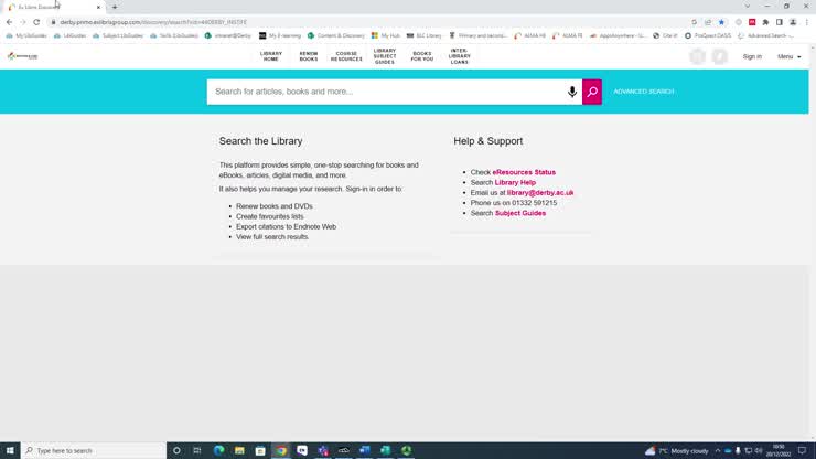 Finding Books Using Library Search