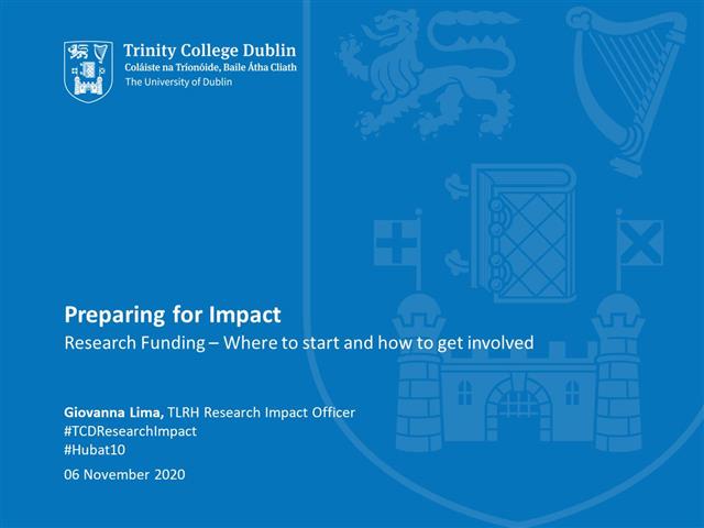 Preparing for Impact - Where to start and how to get involved