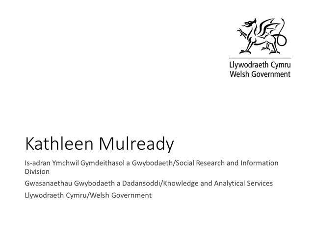 Cathryn Knight: Internship with the Welsh Government