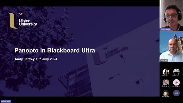 Panopto in Ultra - July 24