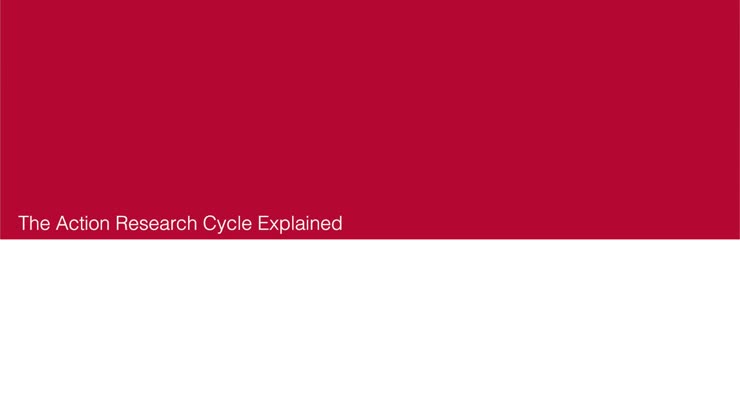 ED3S01523L00 - The Action Research Cycle Explained