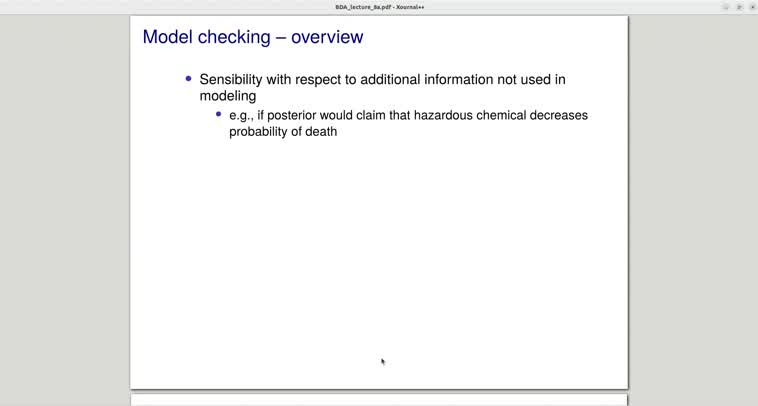 BDA 2023 Lecture 8.1 model checking
