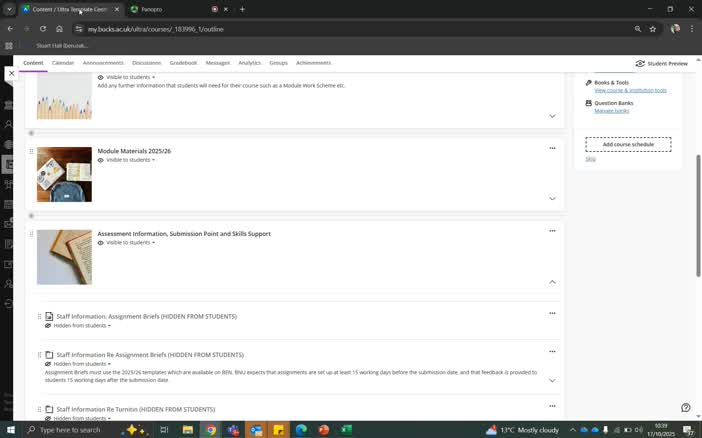 Panopto - How to Create a Video/Audio Assignment in Blackboard Ultra