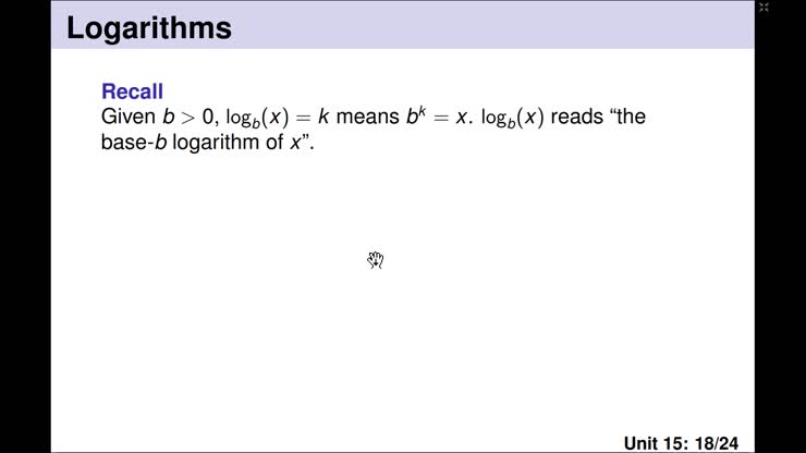 MATH123 Unit 15, Part 5