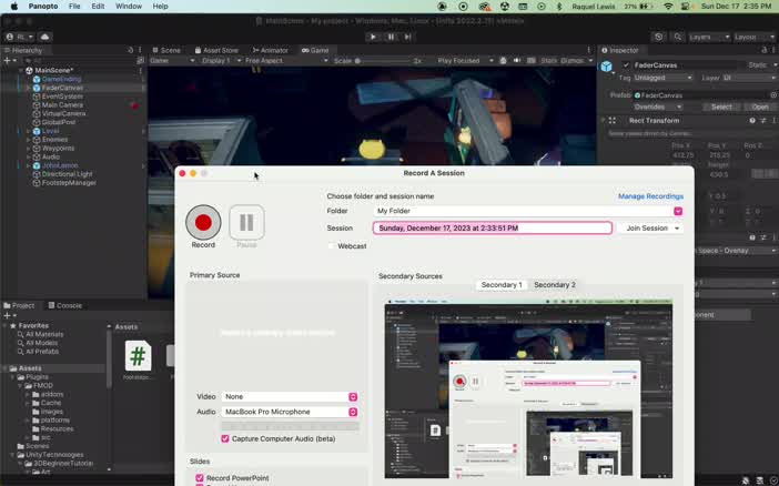 John Lemon Unity FMOD Walkthrough