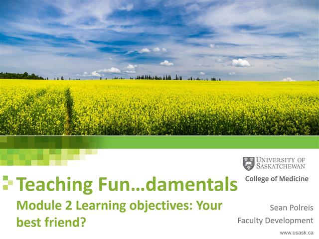 Module 2 Learning Objectives: Your best friend?