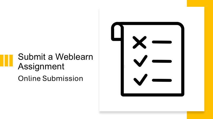 Submit Weblearn Assignment